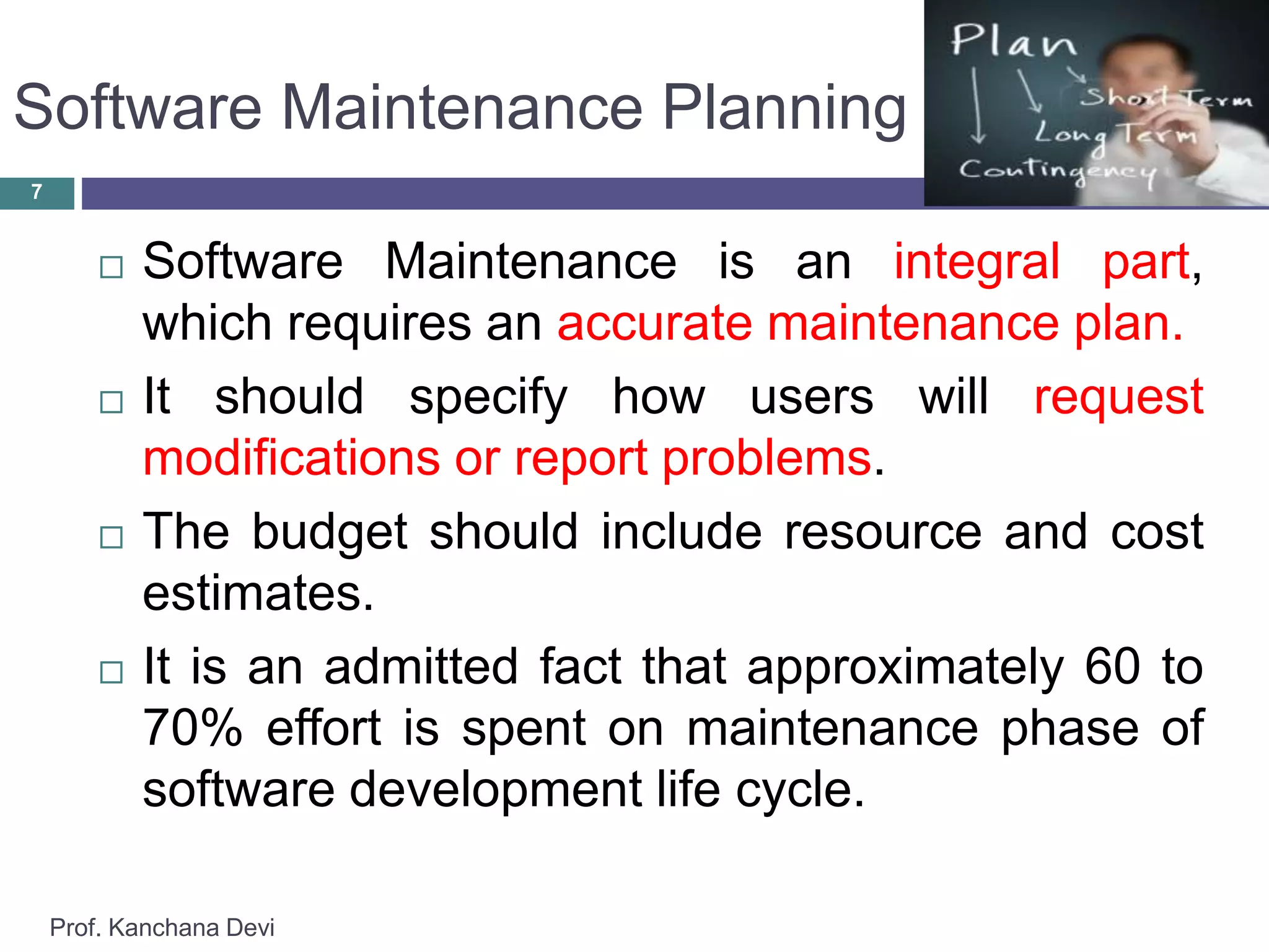 Spm unit v-software maintenance-intro | PPT