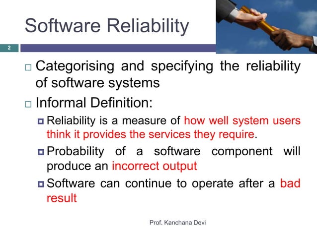 Spm unit v-software reliability- | PPT