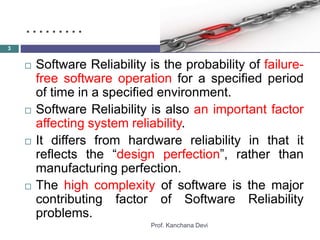 Spm unit v-software reliability- | PPT