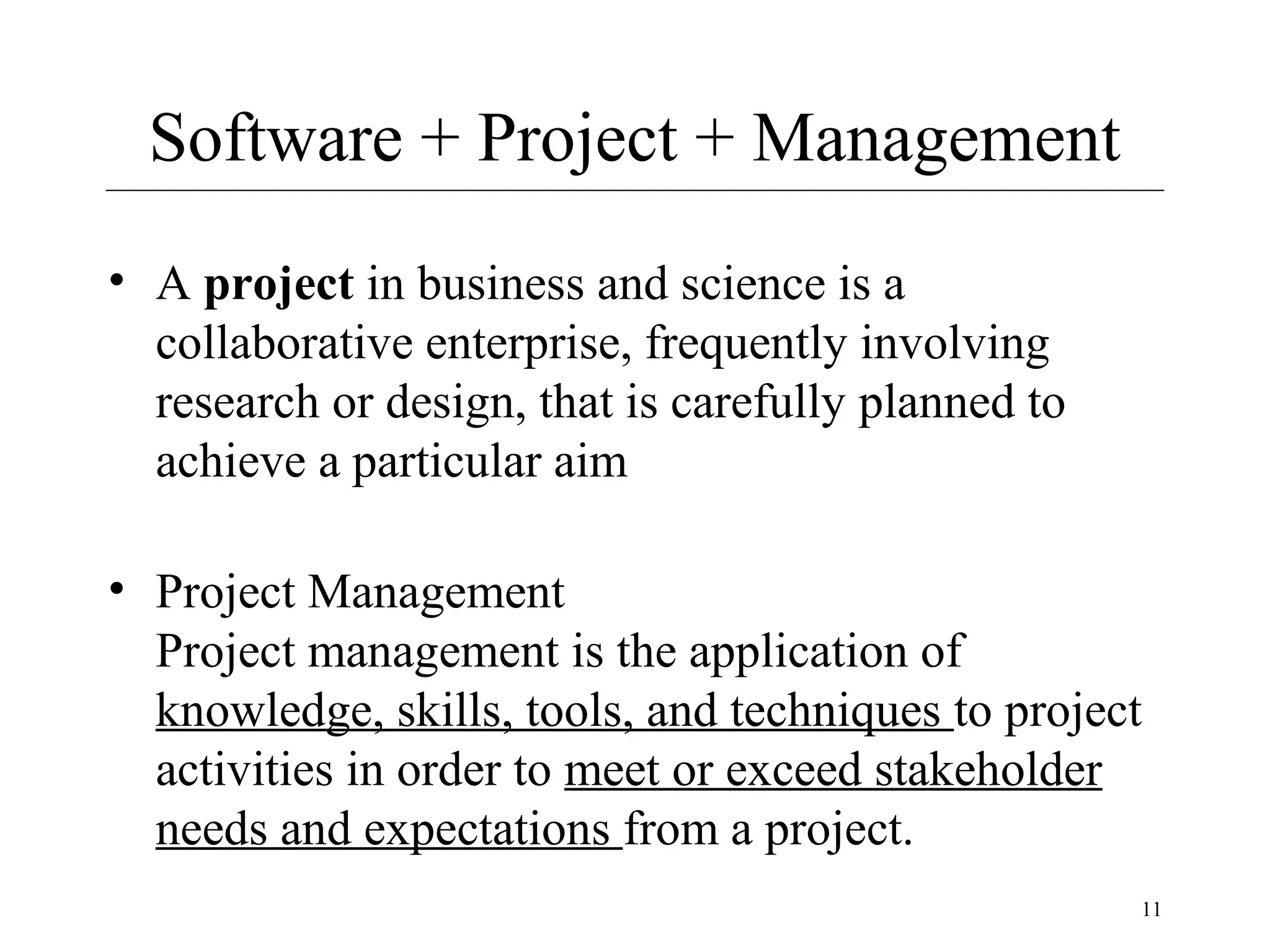Software Project Management( lecture 1) | PPT | Computer Software and Applications | Computing