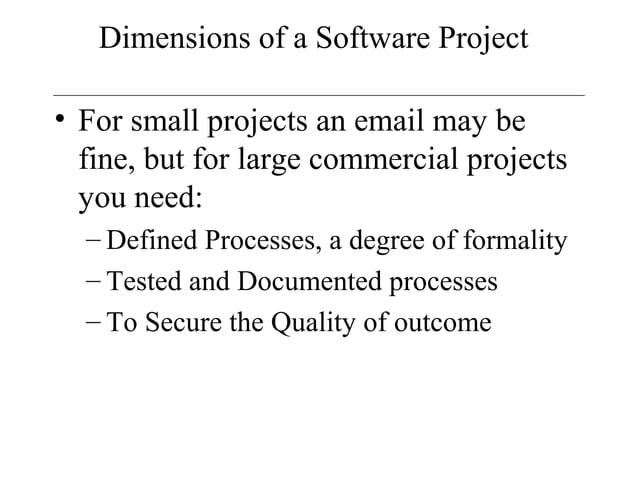 Software Project Management( lecture 1) | PPT | Computer Software and Applications | Computing