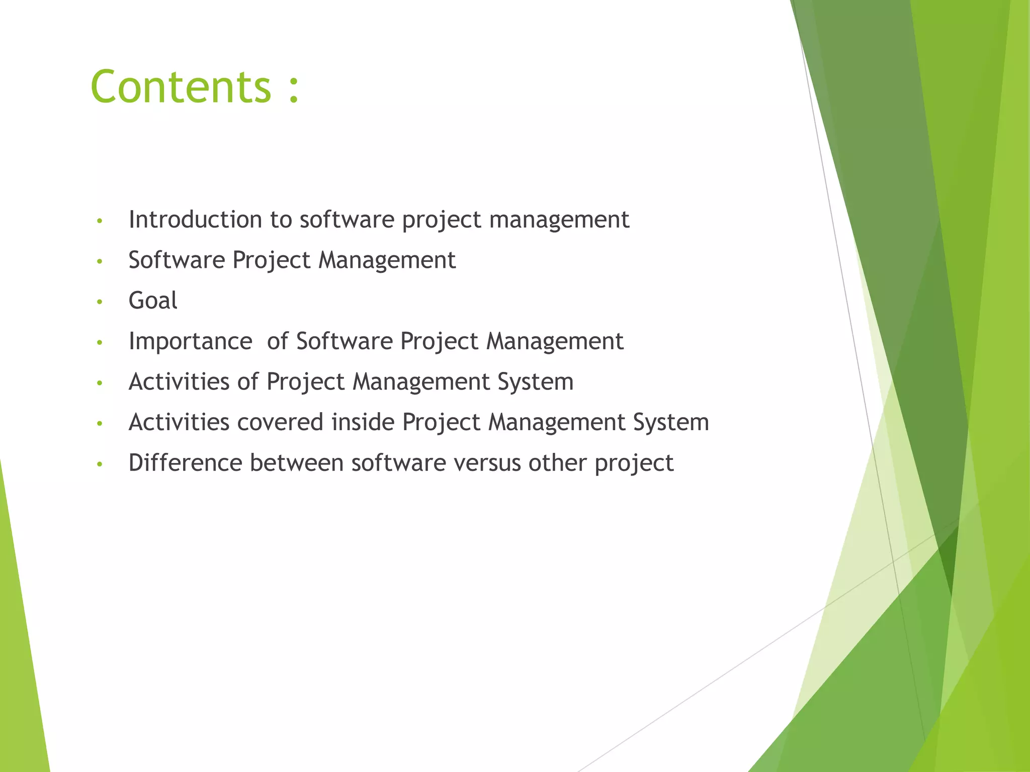 Software project management | PPTX