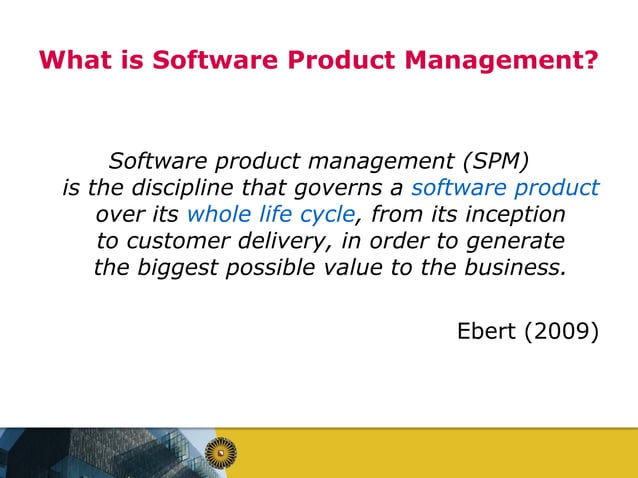 SPM Lecture 1 - Introduction | PDF