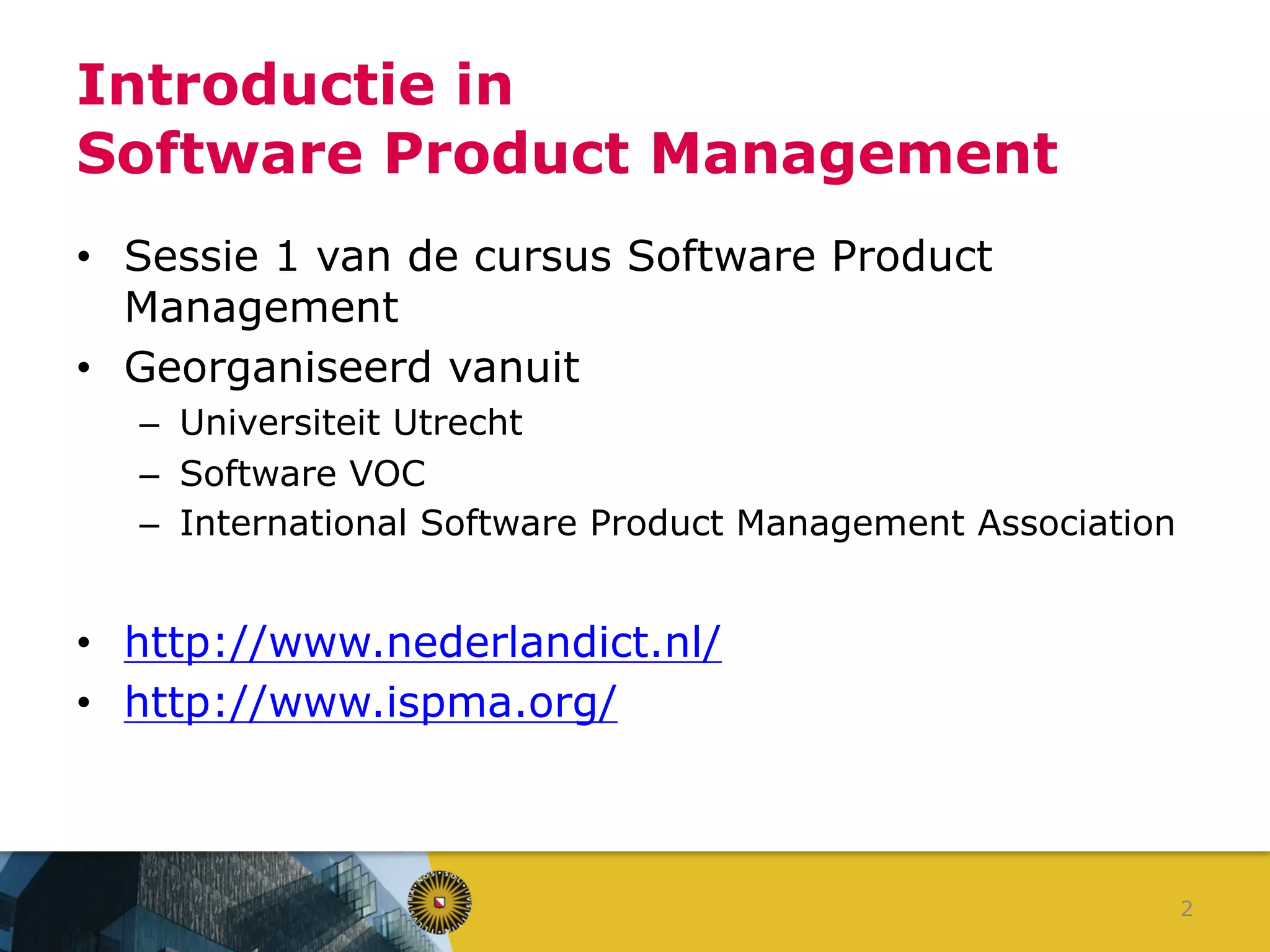 SPM Cursus introductie | PPT