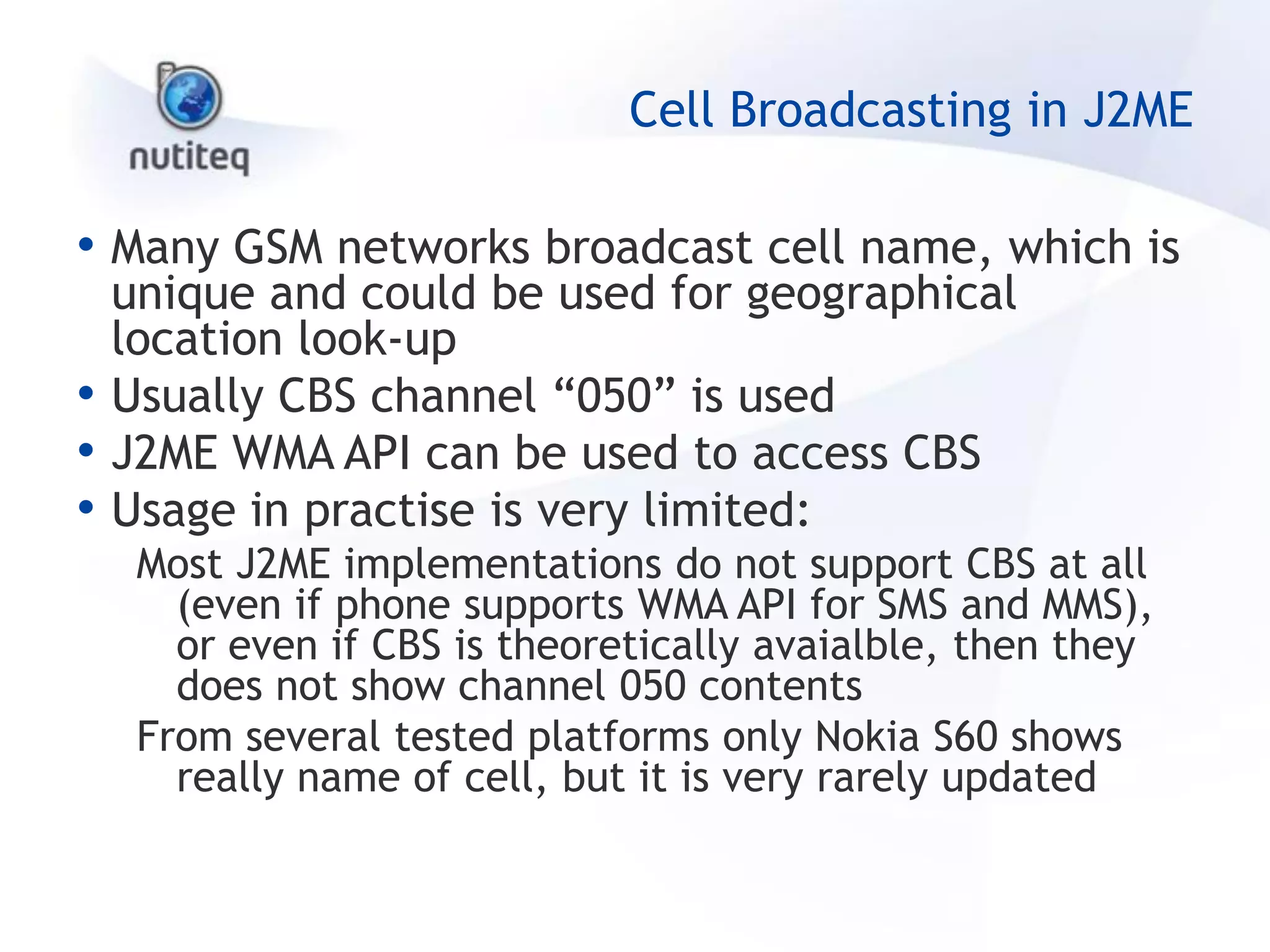 Terminal-based Mobile Positioning overview | PPT