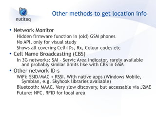 Terminal-based Mobile Positioning overview | PPT