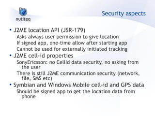 Terminal-based Mobile Positioning overview | PPT