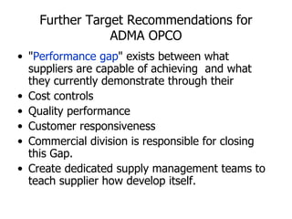 Supply Base Optimization | PPT