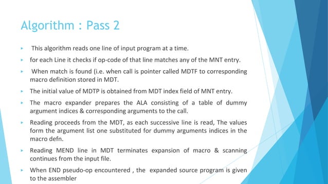 MACRO PROCESSOR | PPTX | Programming Languages | Computing