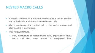 MACRO PROCESSOR | PPTX