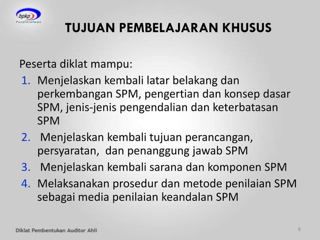 Sistem Pengendalian Manajemen (SPM) | PPTX