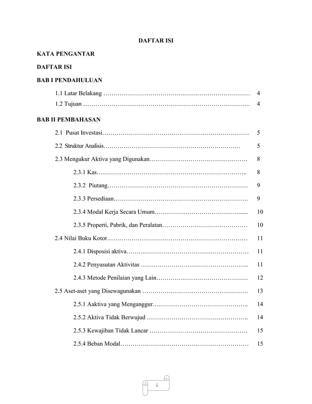 Spm bab 5 pusat investasi | DOCX