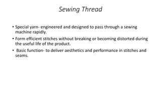 Sewing threads | PPTX
