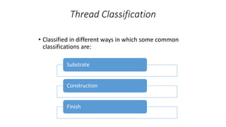 Sewing threads | PPTX