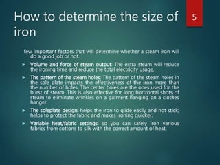 SPME class notes presentation on Steam Iron and Boilers | PPTX