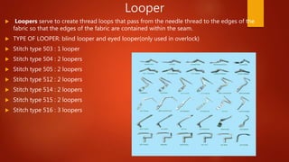 Generic specifications of an overlock machine | PPTX