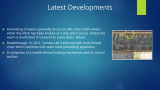 Multi thread chain stitch machines | PPTX | Women\'s Outerwear | Women ...