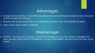 Multi thread chain stitch machines | PPTX | Women\'s Outerwear | Women ...