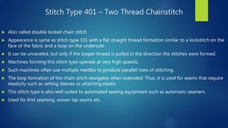 Multi thread chain stitch machines | PPTX | Women\'s Outerwear | Women ...