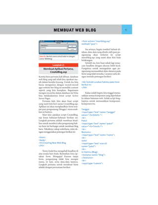 Sp membuat web blog | PDF