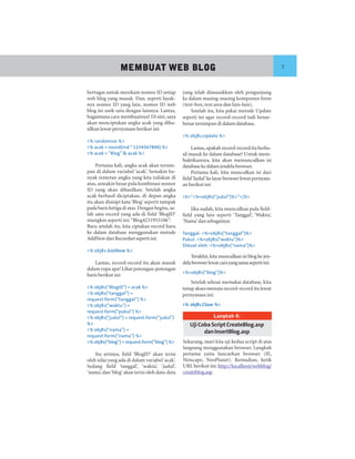Sp membuat web blog | PDF