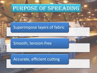 Automatic Spreading Machine (fabric spreading) | PPTX