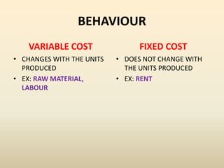 Marginal costing | PPTX