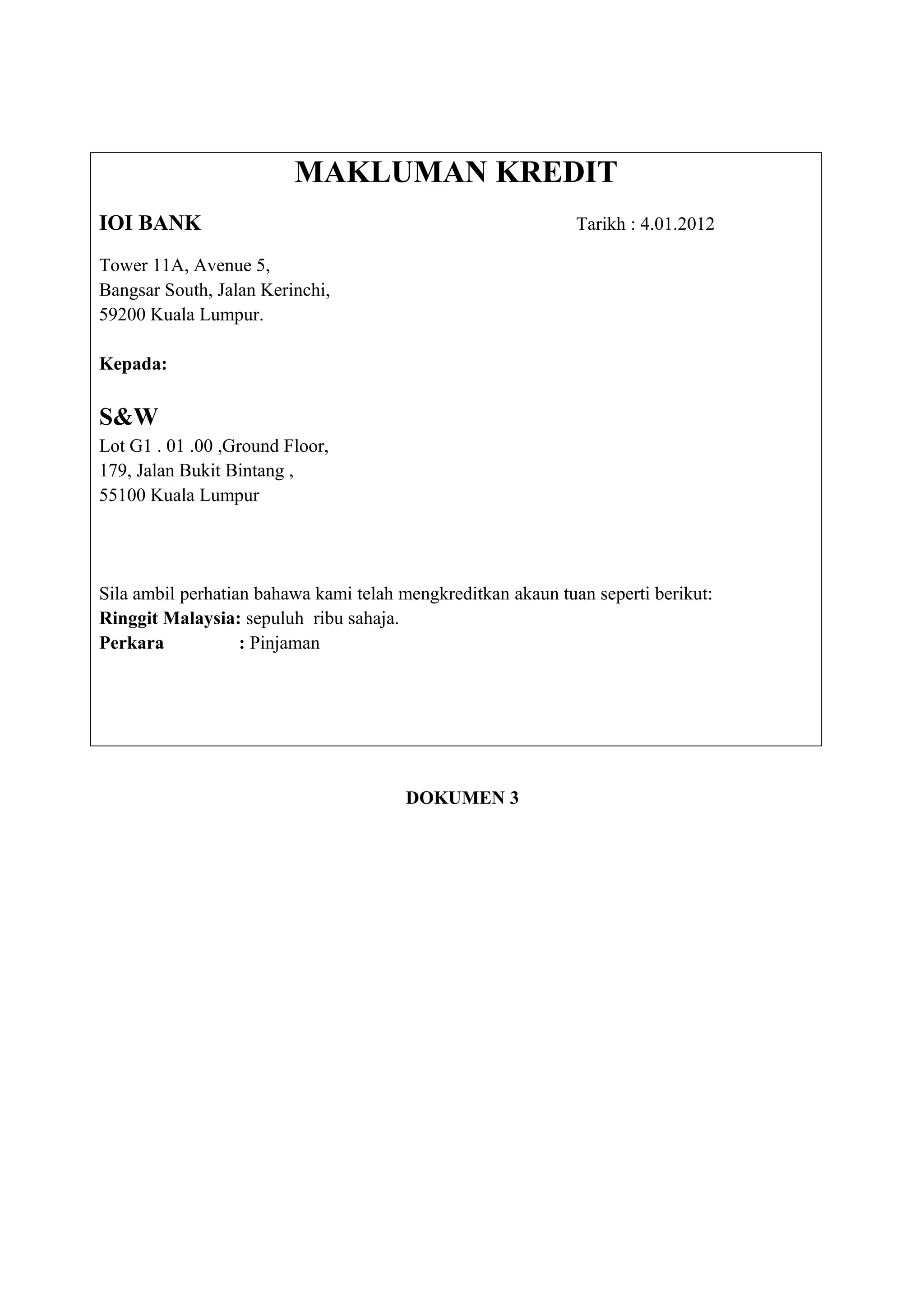 Spm folio akaun | DOC