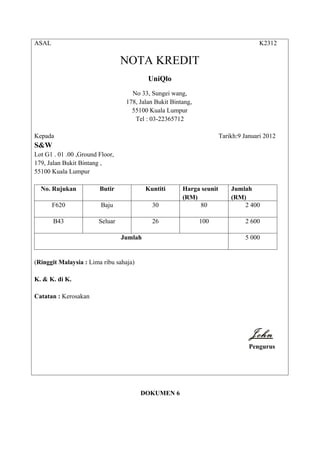 Spm folio akaun | DOC
