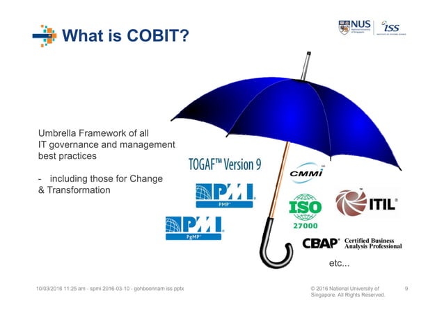 COBIT as Framework for Leading IT-enabled Change and Transformation ...