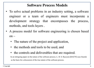 SDLC and Software Process Models Introduction ppt | PPT