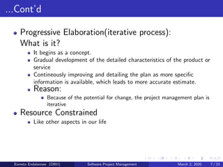 Overview of Software Project Management | PPT | Free Download