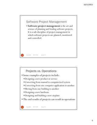 Software Project Management (SPM) | PDF