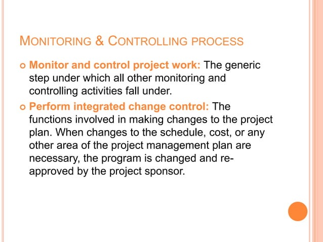 Software Project Management (monitoring and control) | PPTX | Civil ...