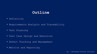 Major SQA 5 Activities | PPT