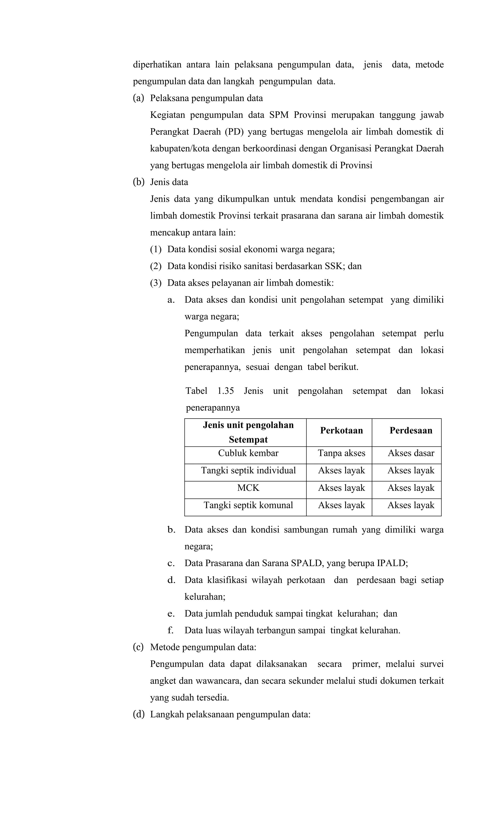SPM NTB SEBAGAI CONTOH UNTUK PENYUSUNAN SPM BIDANG AIR LIMBAH ATAU ...