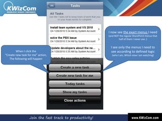 KWizCom SharePoint Mobile solution | PPT