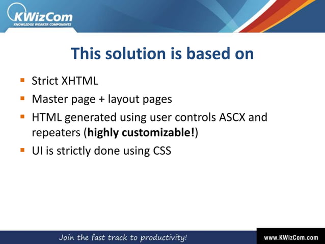 KWizCom SharePoint Mobile solution | PPT