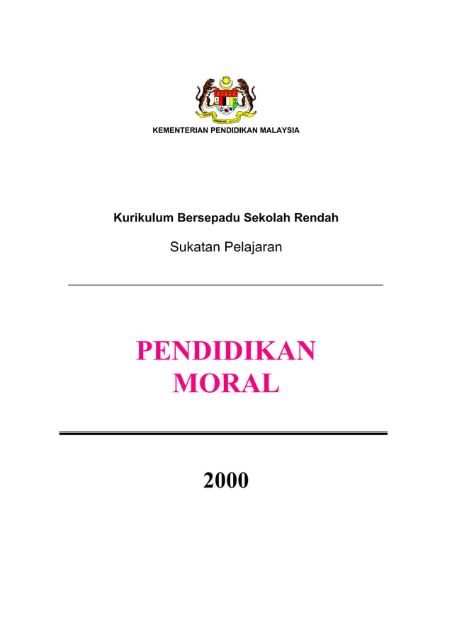 Sp moral kbsr | PDF