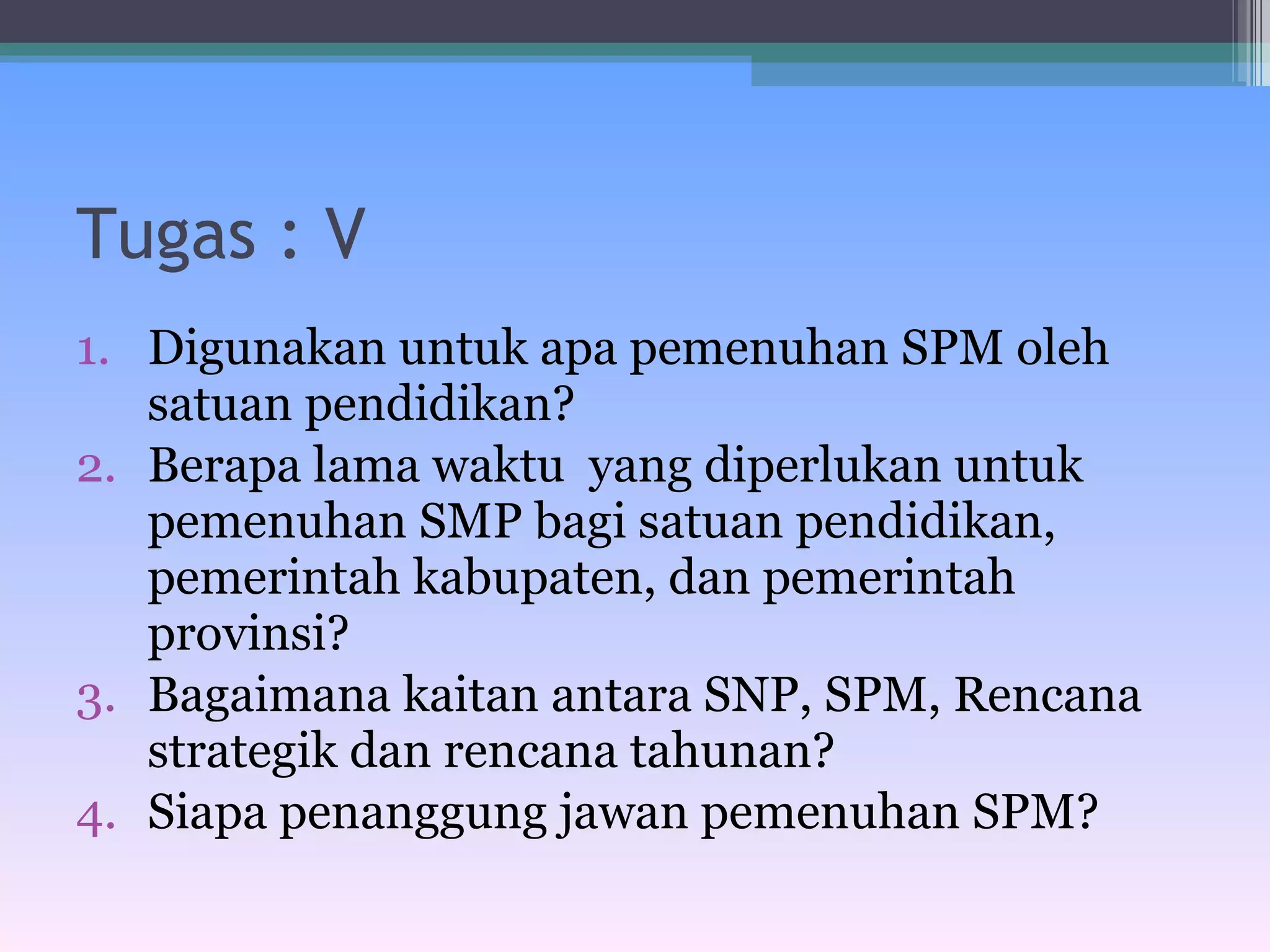 SISTEM PENJAMINAN MUTU PENDIDIKAN | PPT