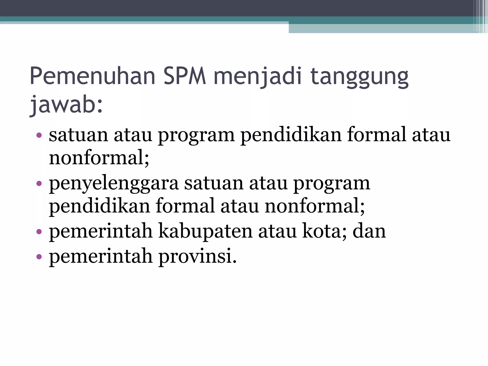 SISTEM PENJAMINAN MUTU PENDIDIKAN | PPT
