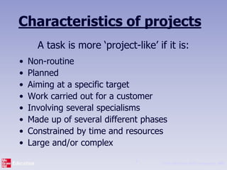 SPM_Project definition steps and description | PPT