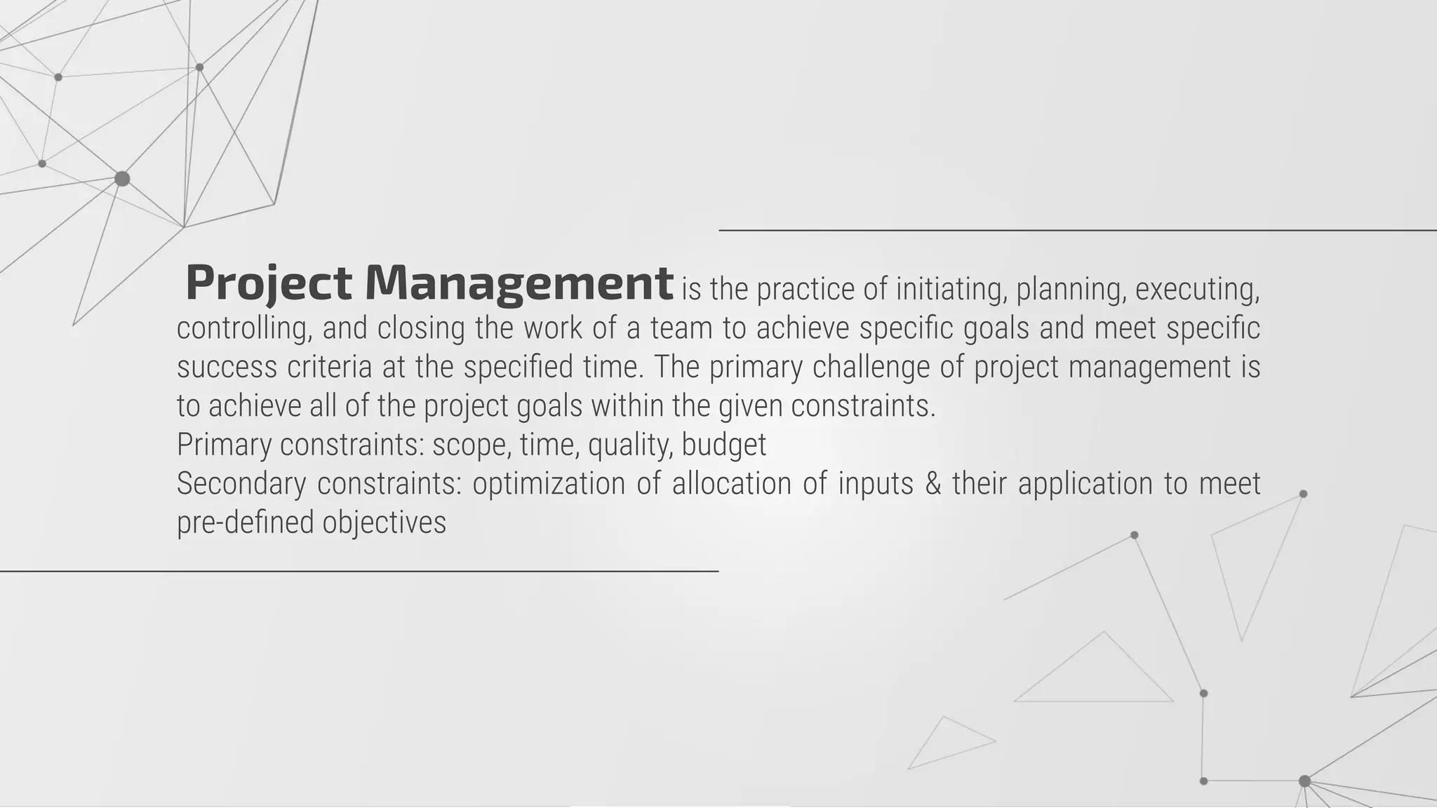 Project Management Process | PPT