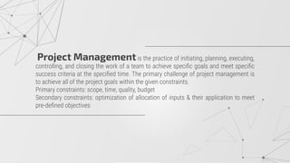 Project Management Process | PPT
