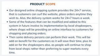 ONLINE SHOPPING SYSTEM -SEPM | PDF