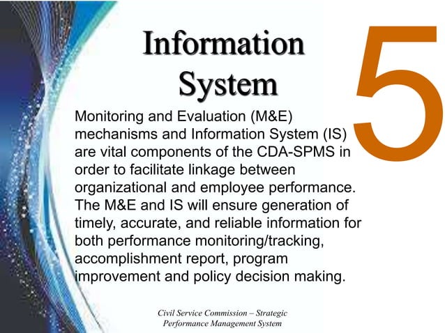 CDA Strategic Performance Management System Revised | PPT | Human ...