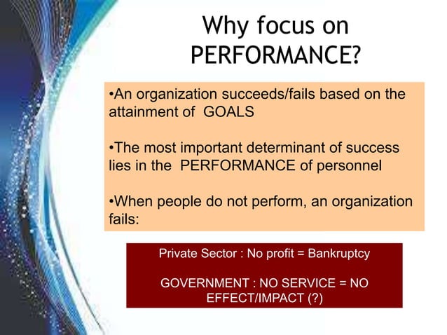 CDA Strategic Performance Management System Revised | PPT | Human ...