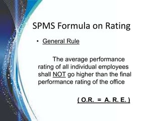 CDA Strategic Performance Management System Revised | PPT