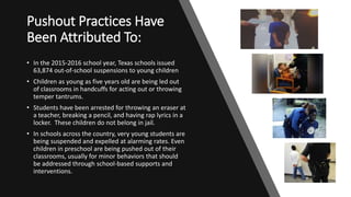 School To Prison Pipeline 2017 | PPTX | Special Needs Kids | Parenting