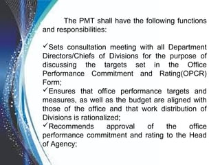 Strategic Performance Management System | PPT